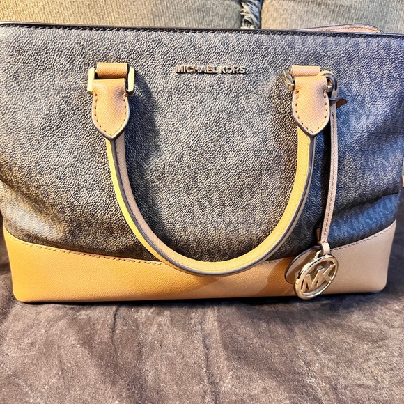 MICHAEL Michael Kors | Bags | Michael Kors Ruby Logo Medium Satchel ...